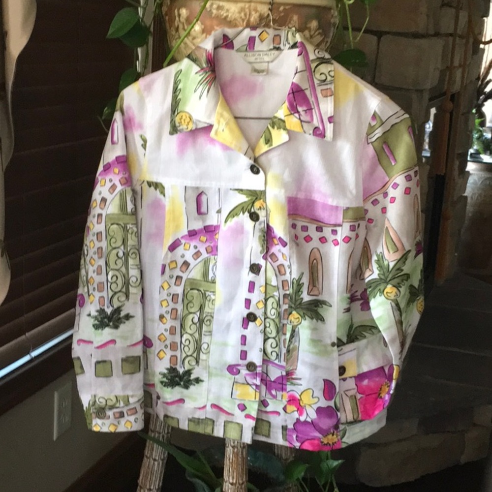 Sharp, Allison Daley Jacket, Multi Color Tropical - Gem